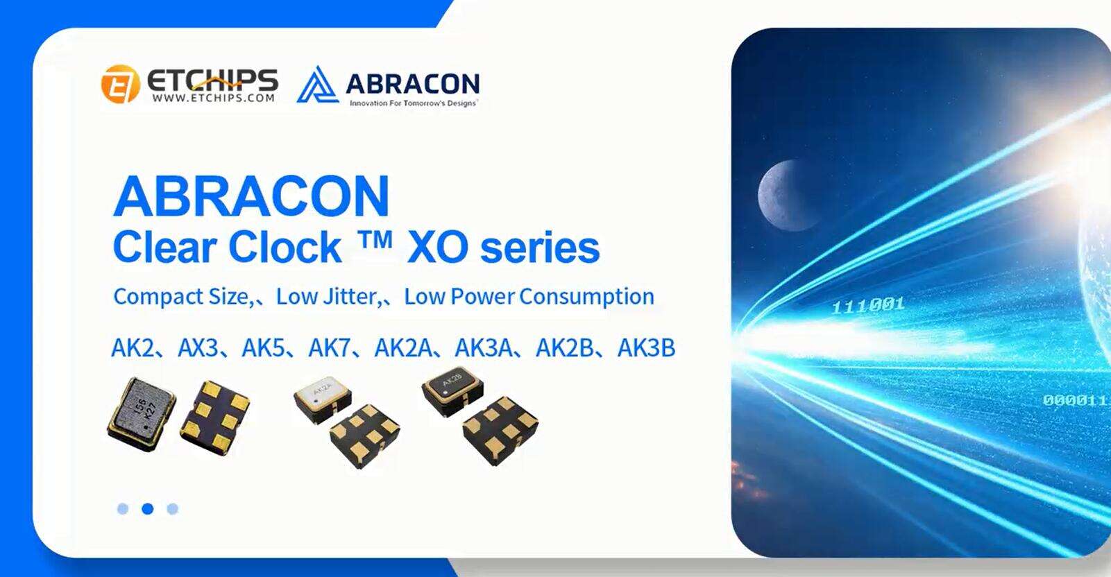 Abracon Clear Clock XO series